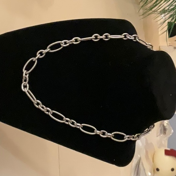 Judith Ripka | Jewelry | Judith Ripka 6 Inch Link Necklace 925 Sterling ...